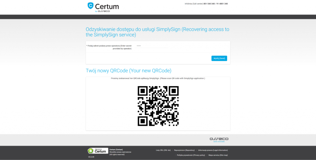 🥇 Activation Certum Code Signing SimplySign - SSLPOINT